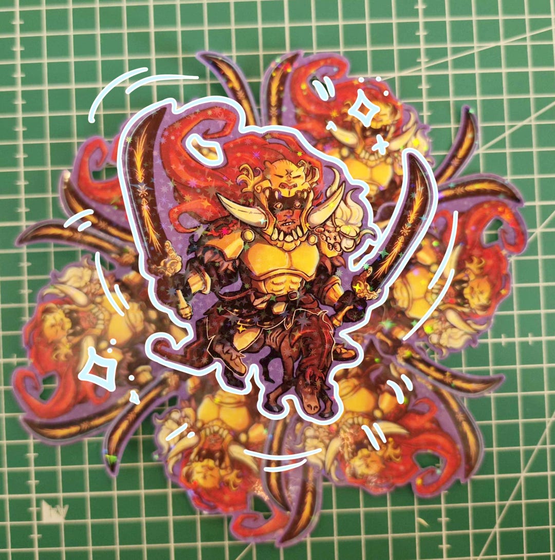 Elden Ring Stickers~ Holographic [radahn /midra / Alexander] - Etsy