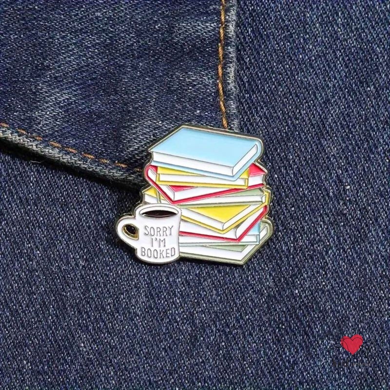 Book Enamel Pins - Etsy
