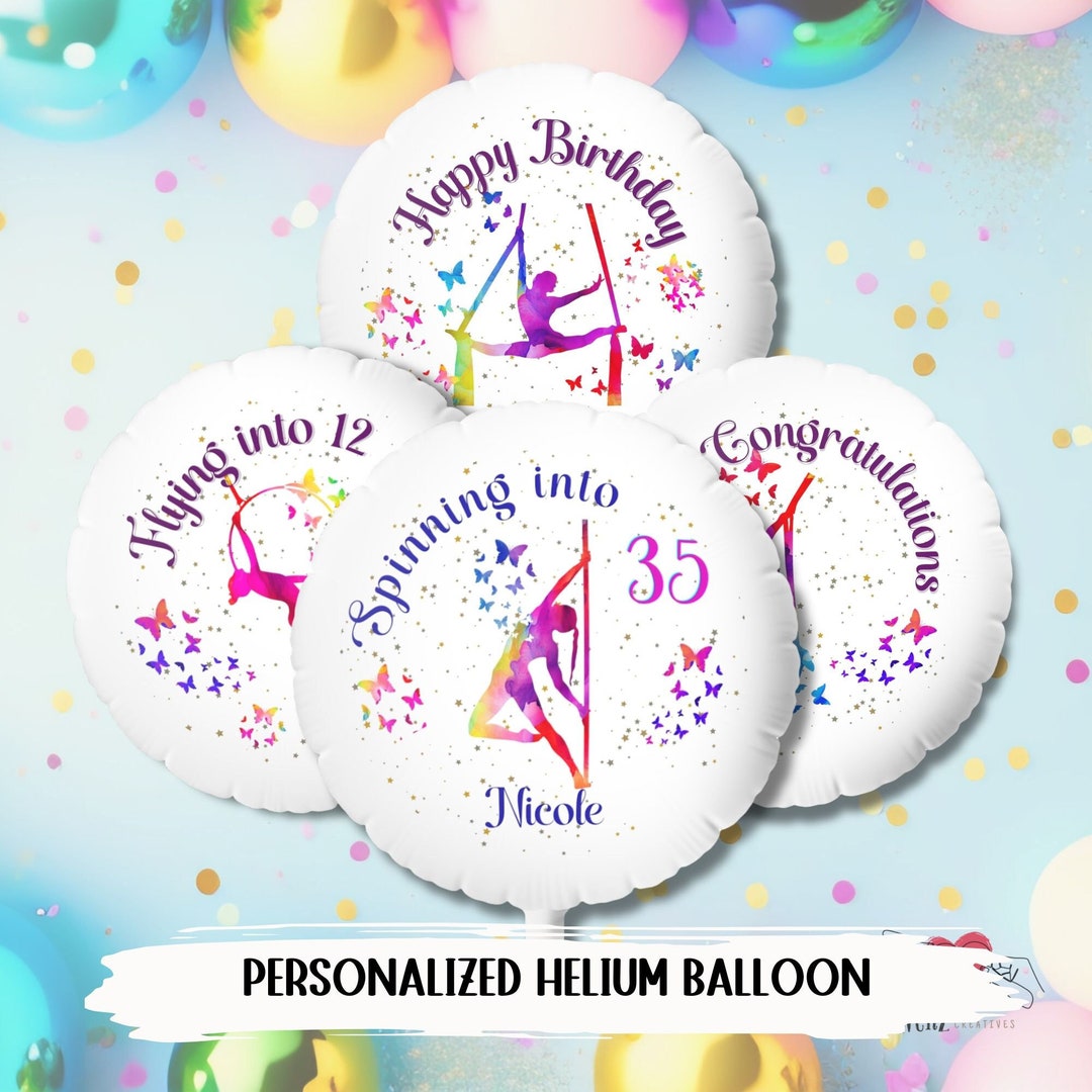 Customized Helium Balloon Pole Birthday Party Decor Pole Dance Balloon ...