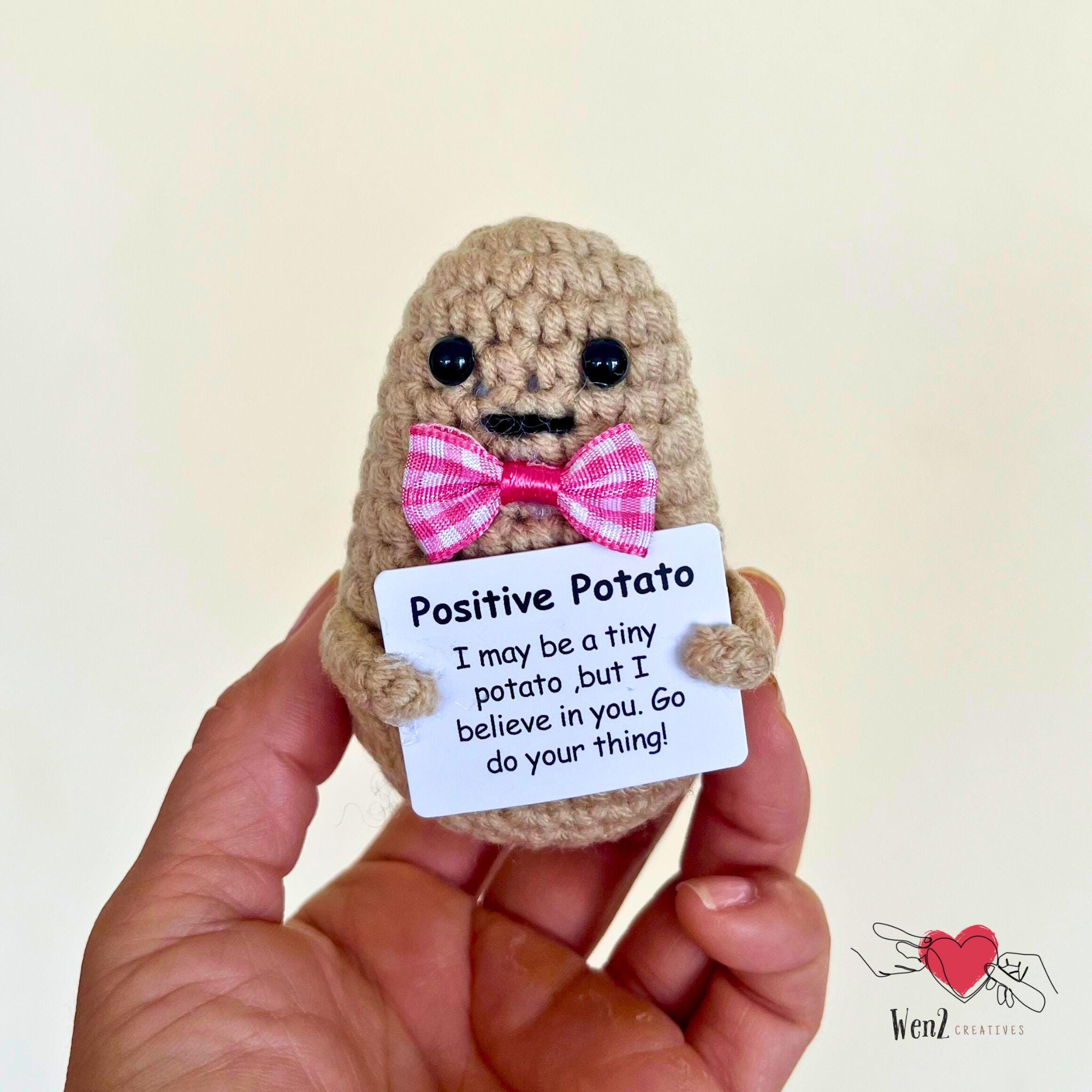 Christmas Emotional Support Pickle Kawaii Crochet Gift Cute Cheer up ...