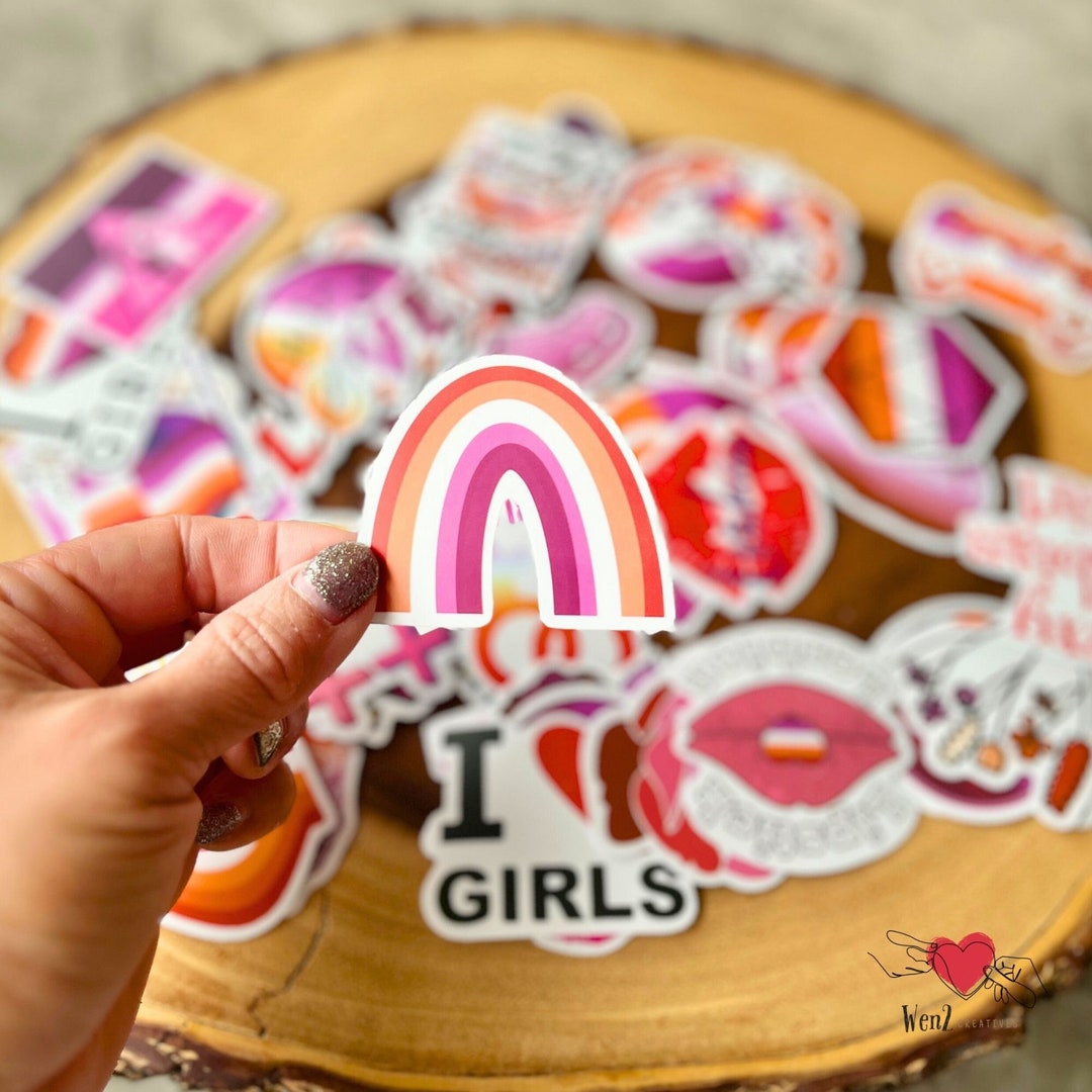 Bundle Lesbian Pride Month Sticker Decal Pride LQBTQ Sticker for ...