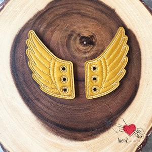 Metallic Angel Wing Sneaker Roller Skate Gift for Roller Derby Skater ...