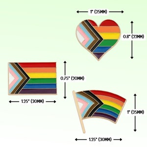 Progressive Flag Enamel Pin Pride Month LGBTQ Gay Pride Pin for ...