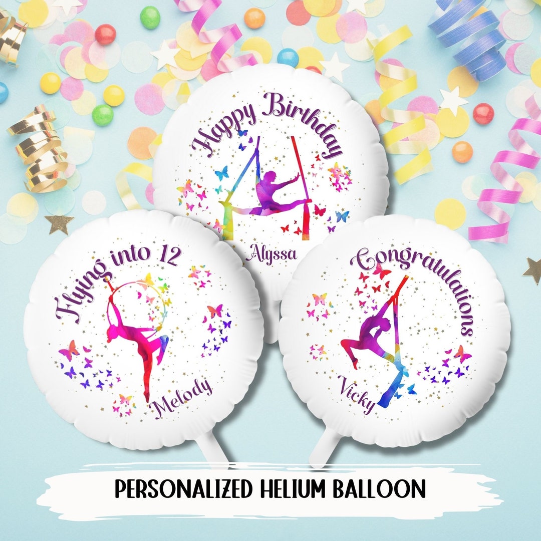 Aerial Helium Balloon Customizable Birthday Party Decor Aerialist ...