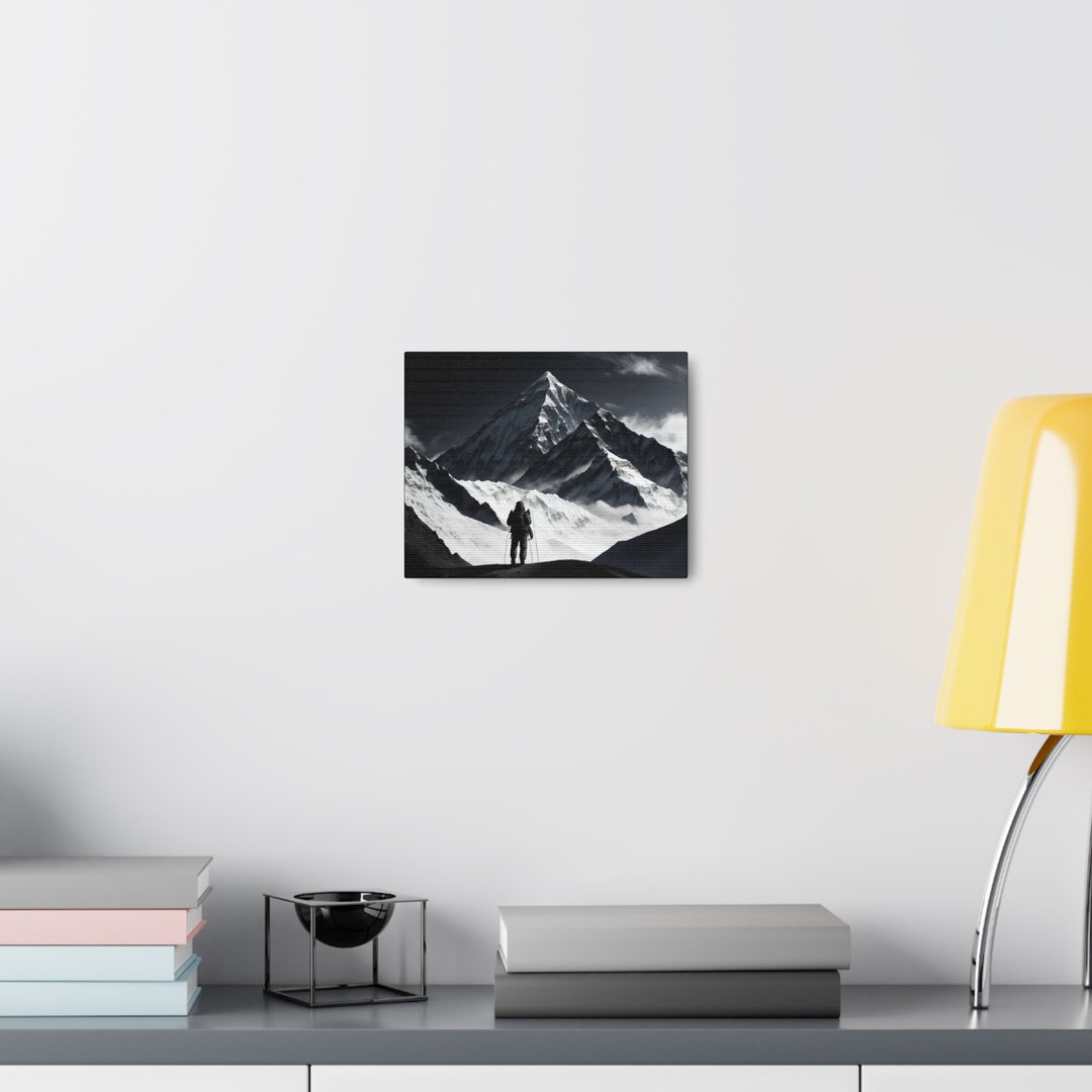 Canvas, Mount Everest, Wall Decor - Etsy