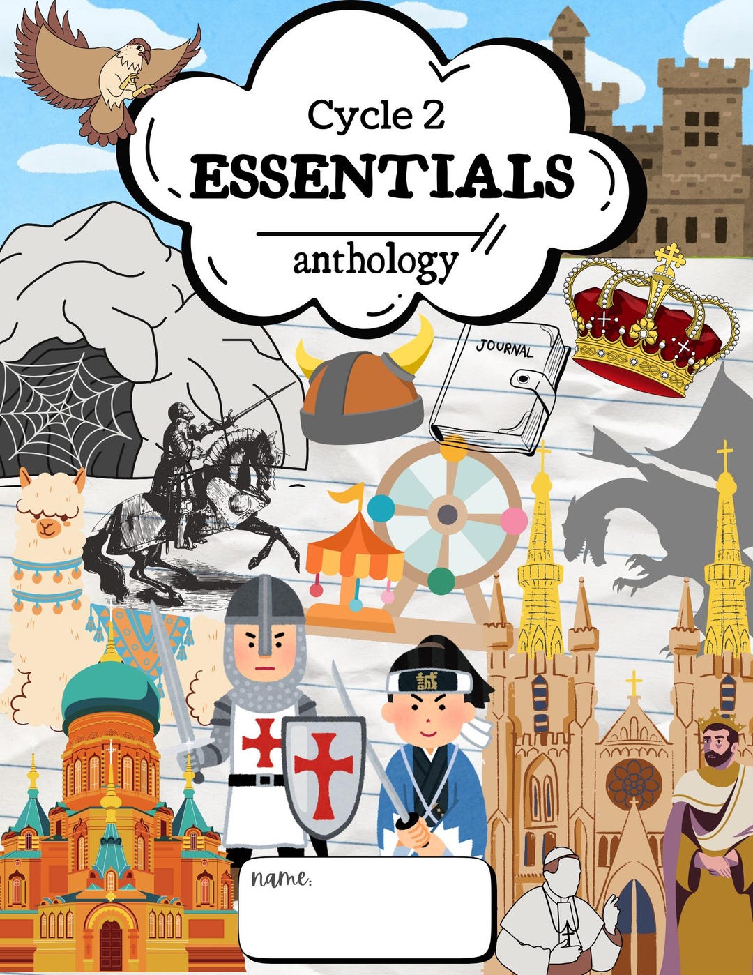 IEW Essentials Binder Cover: Cycle 2 Medieval History (printable) - Etsy