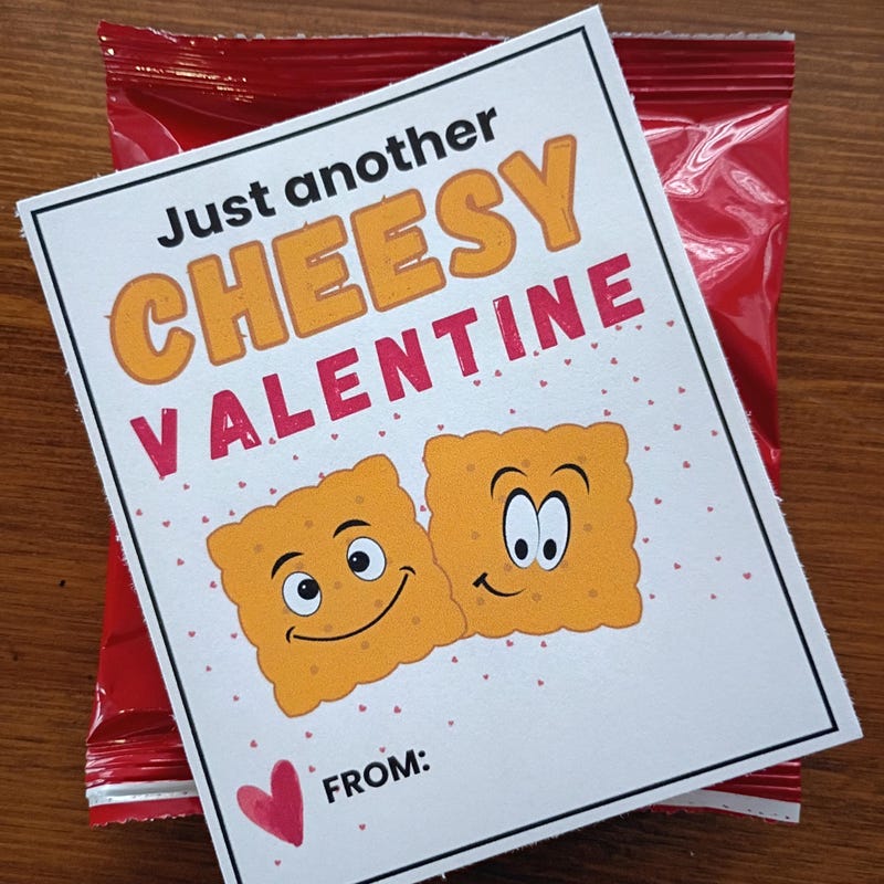 Cheesy Valentine Cards - Etsy