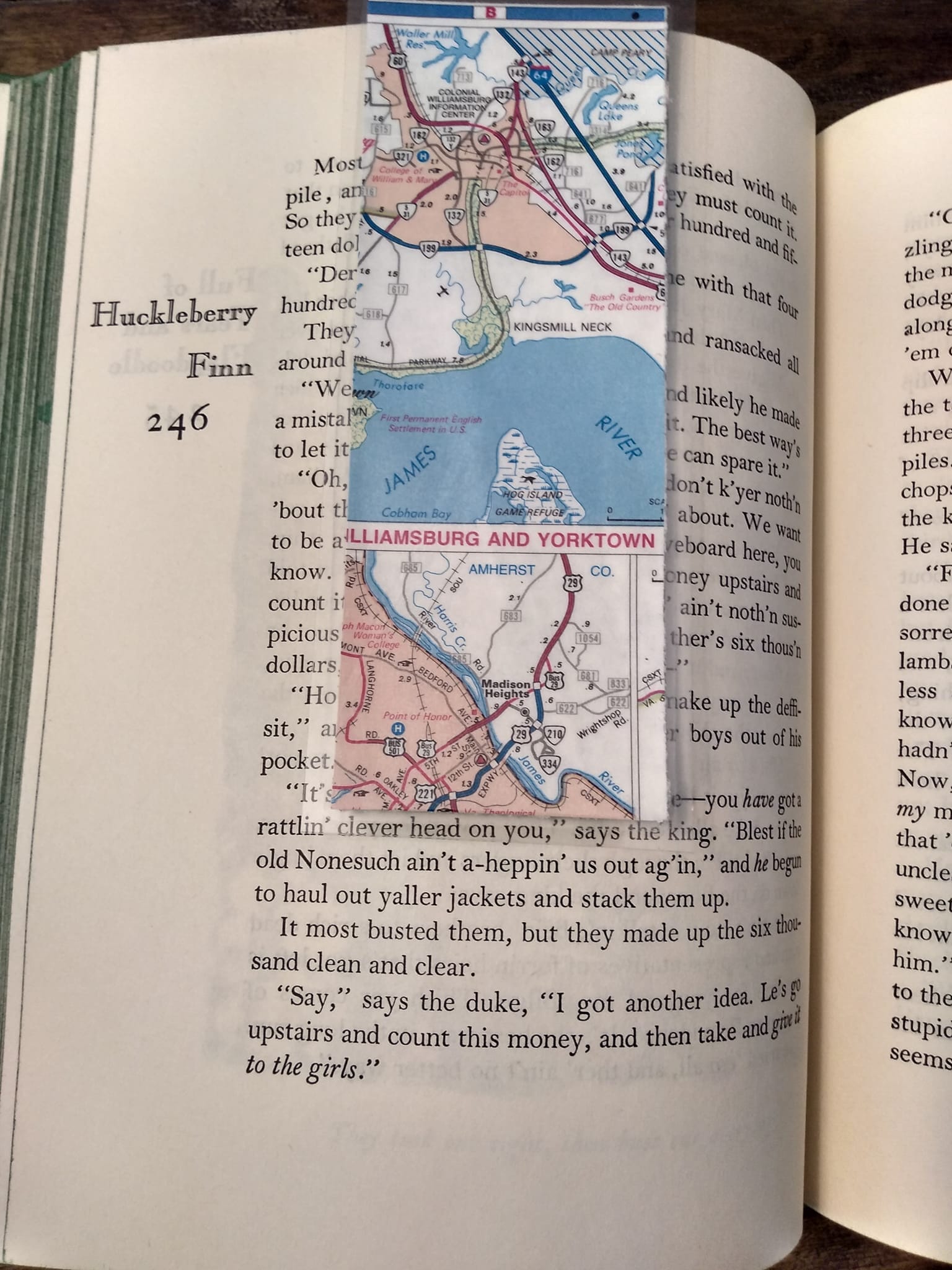 Vintage Map Bookmarks: Set of 3. USA Vintage Maps. Double-sided ...