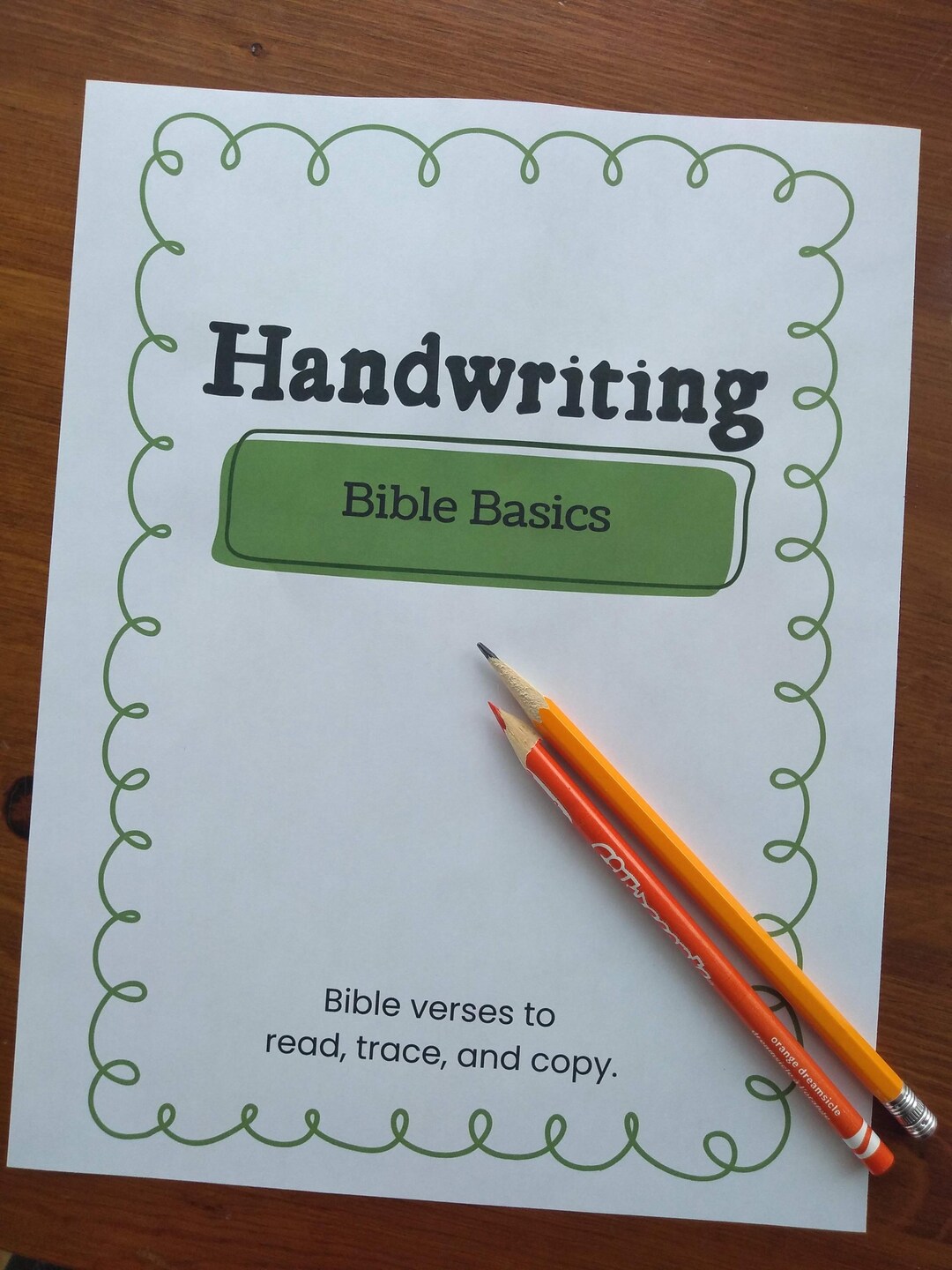 Handwriting. Bible Basics. Bible Verses to Read, Trace, and Copy. Print ...
