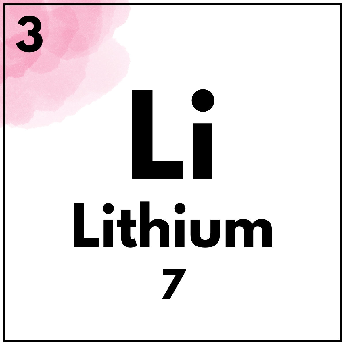 Periodic Table of Elements. Elements 1-12. - Etsy