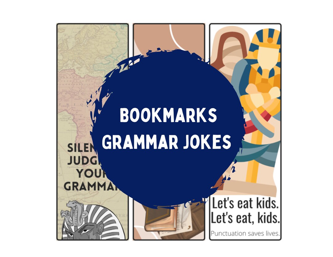 Grammar Bookmarks. Funny, Jokes, English Grammar. - Etsy