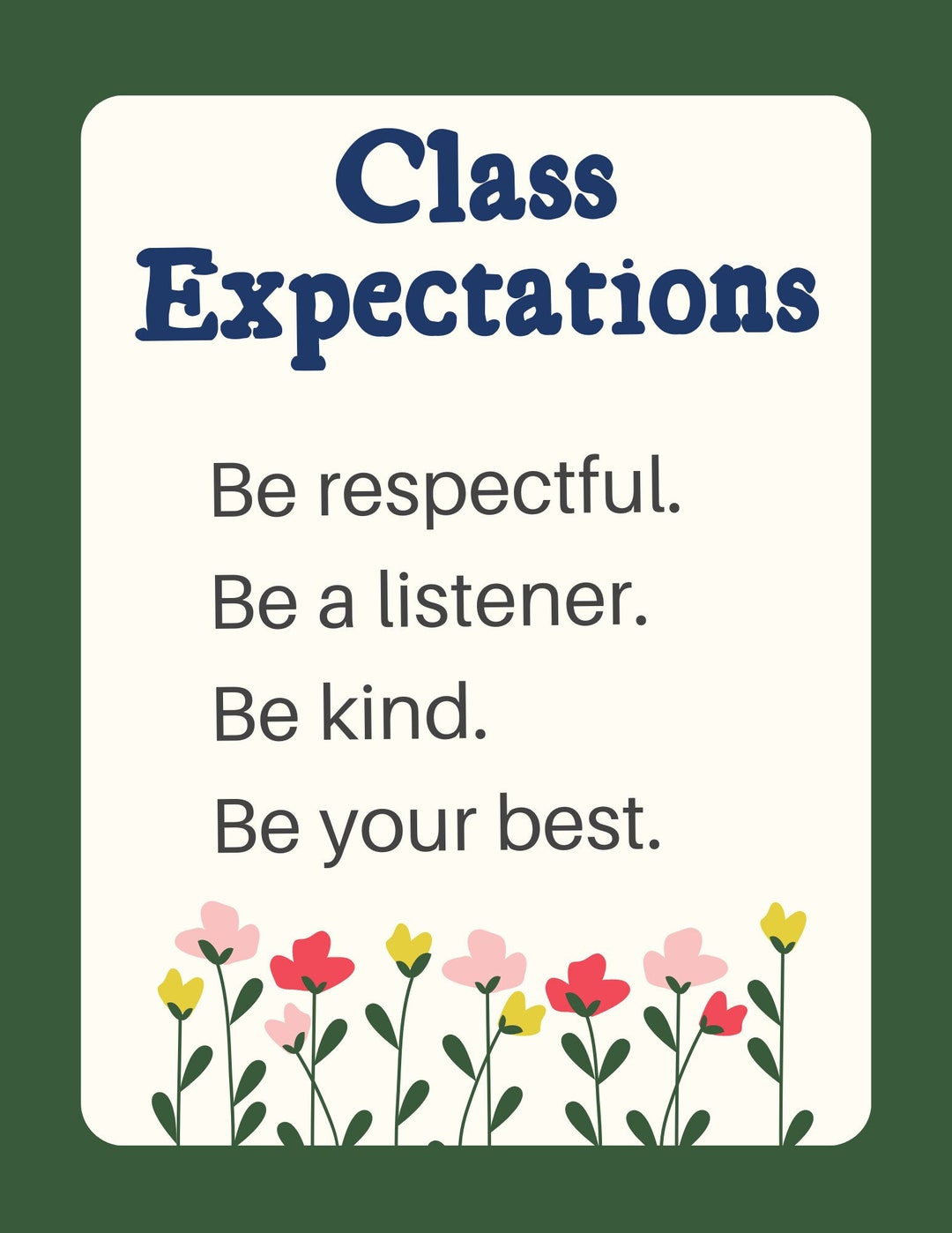Classroom Expectations Poster Set: Classical Conversations Homeschool ...