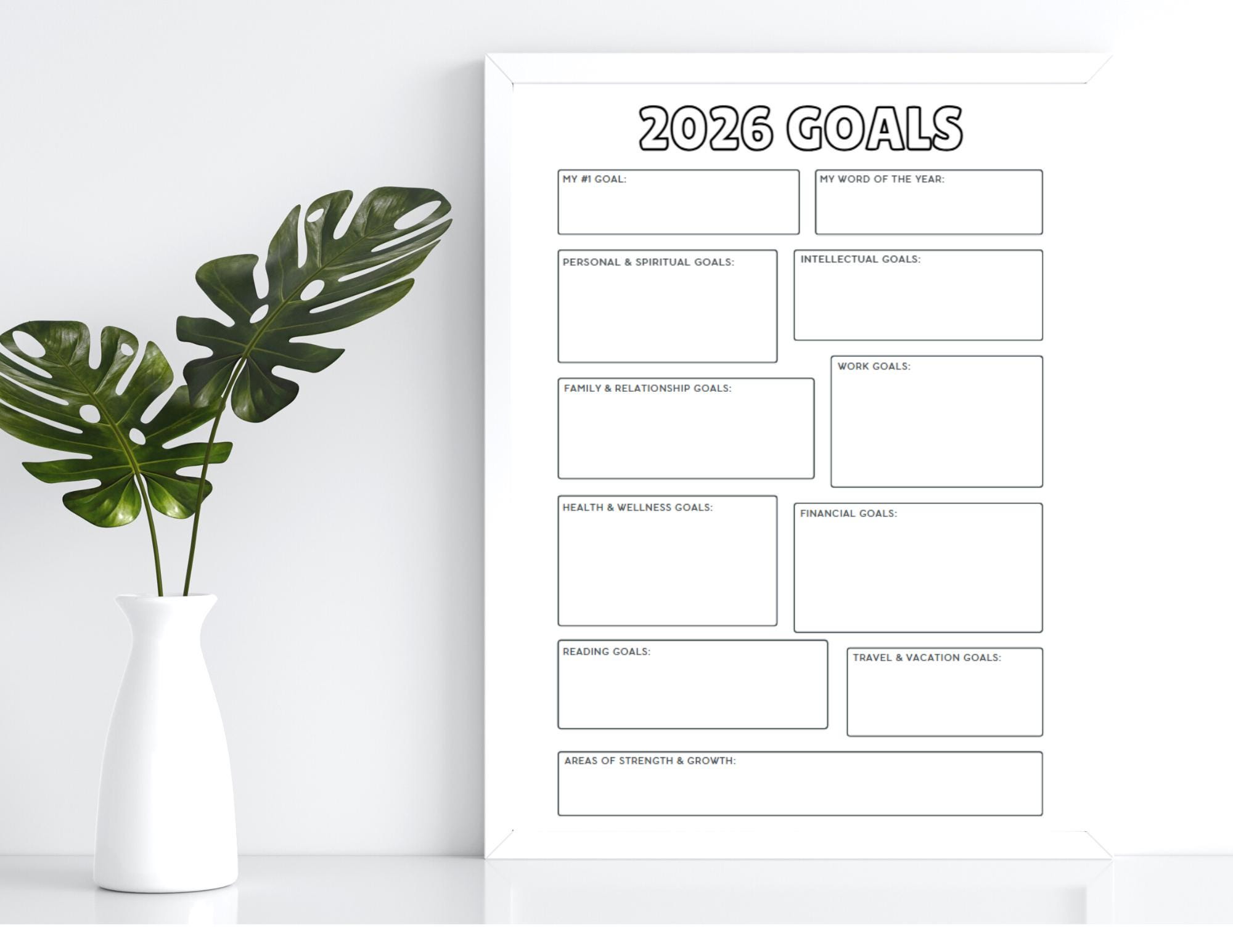2026 Goals, Vision Board, New Years Resolution, Goal Setting, Life ...