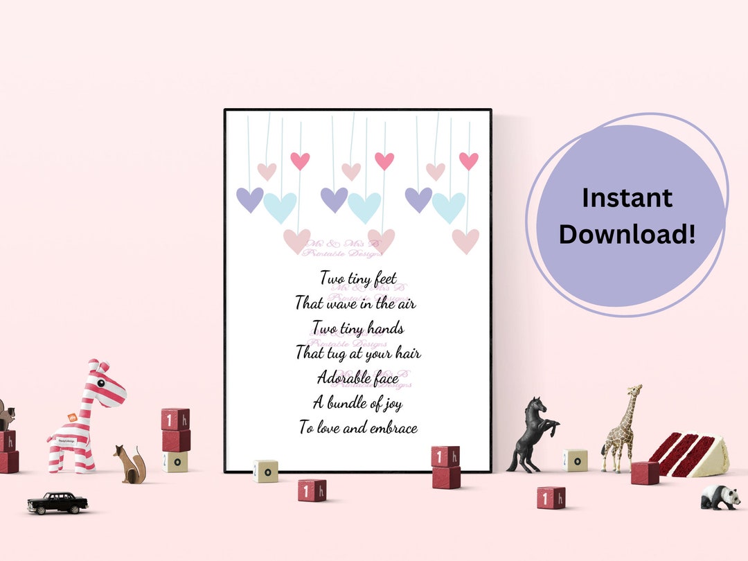 Hannah, Name Meaning, Poem, Nursery Wall Art, Nursery Decor, Gift, Kids ...