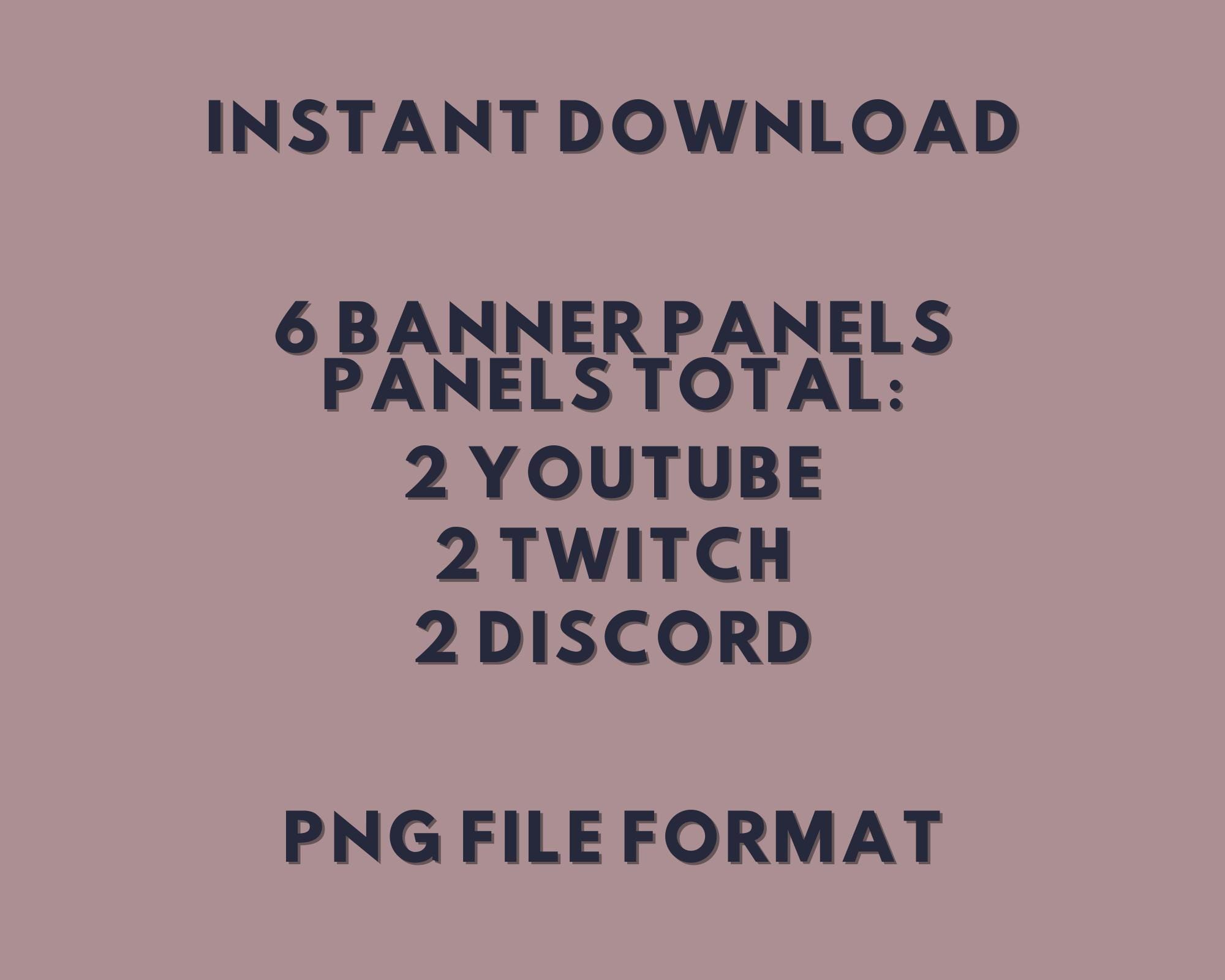 Cozy Occult Witch Socials Banners Set of 6 Variations Twitch Youtube ...