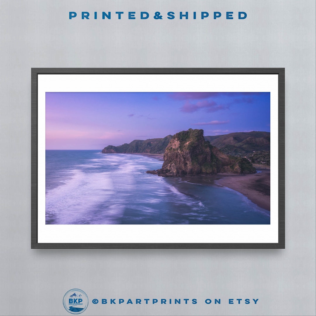 Fine Art Piha Beach Sunset Print - Auckland Seascape Photography ...