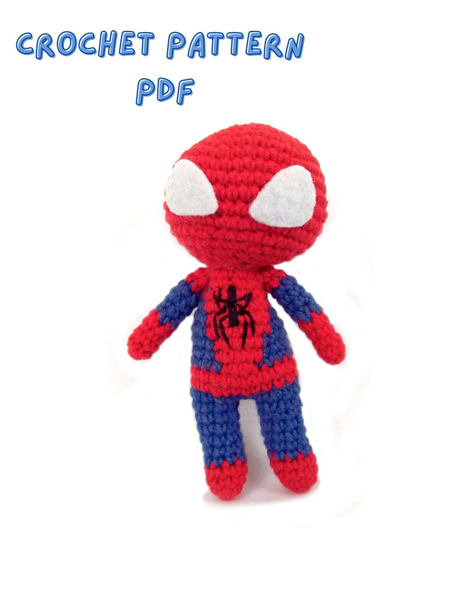 Spider-man Crochet Pattern Spider-man Amigurumi Doll - Etsy