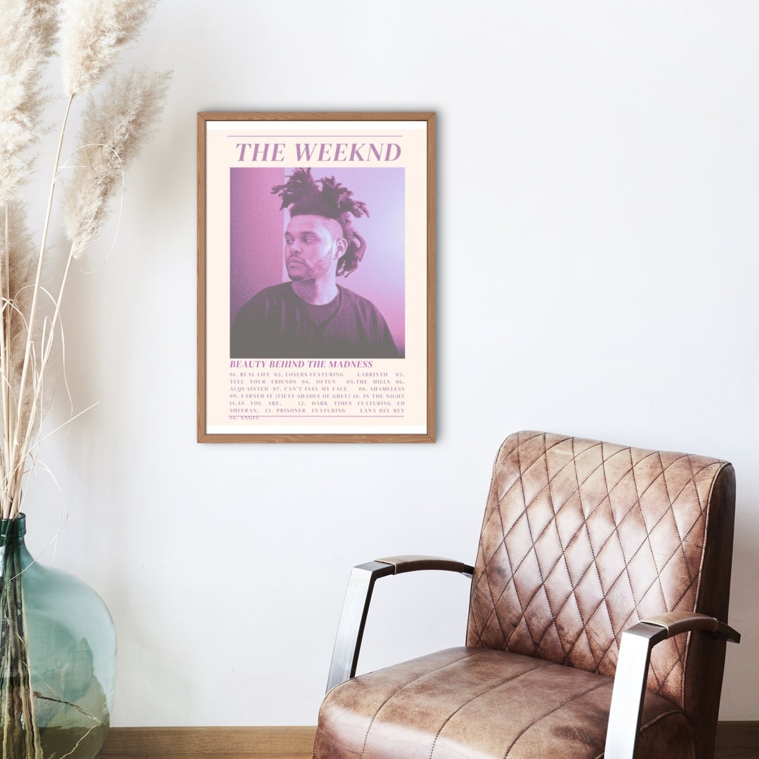 The Weeknd Beauty Behind the Madness Album Digital Art Print | Digital ...