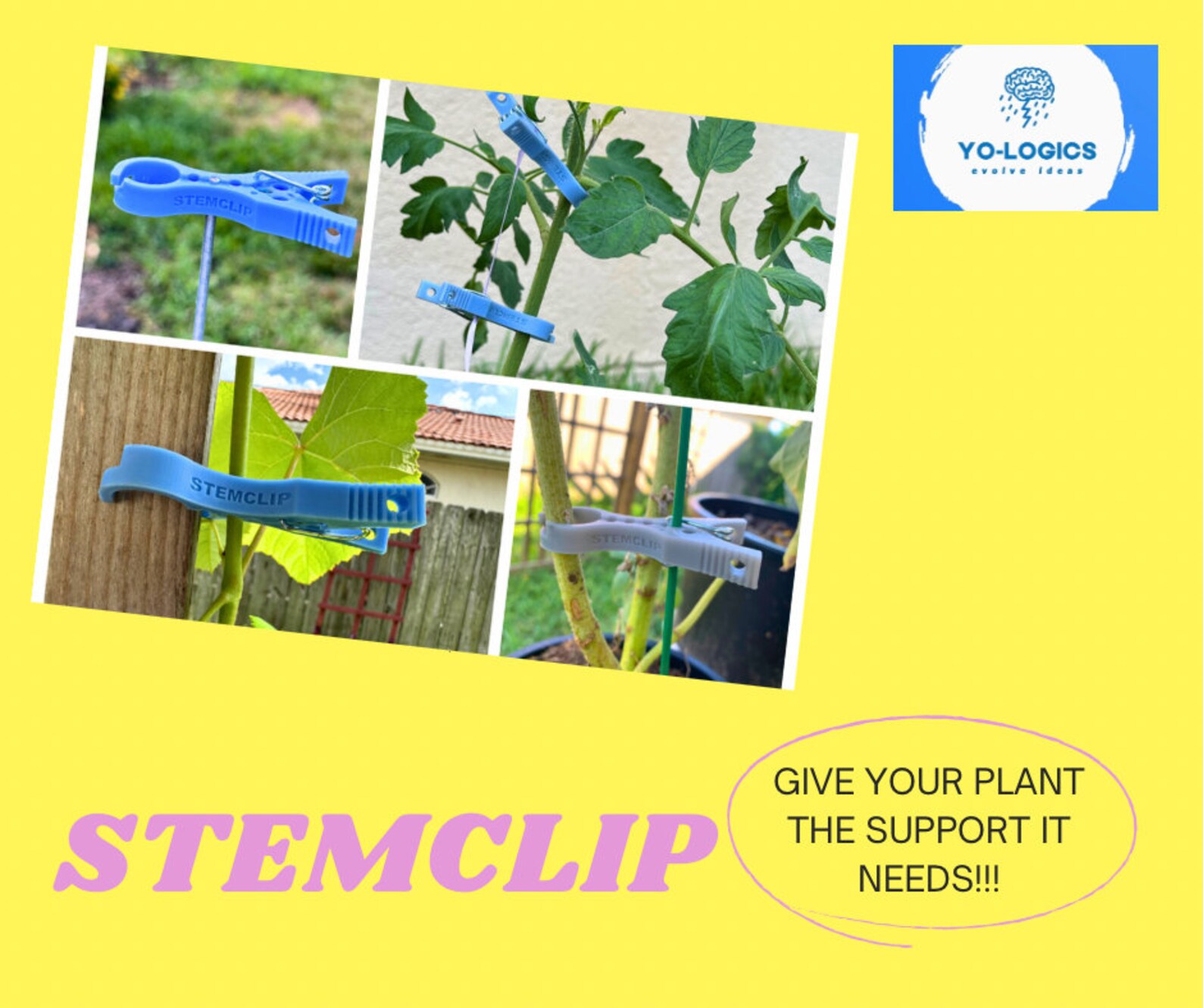 Plant Stem Clip - Etsy