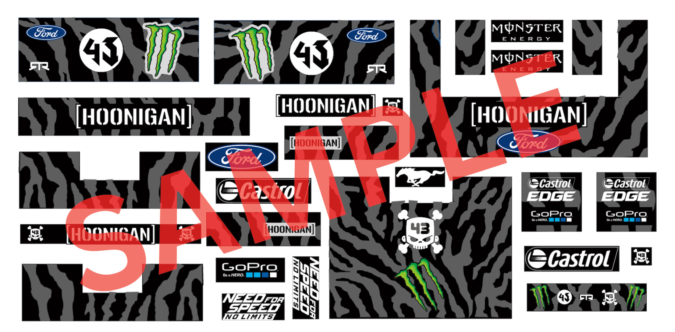 Lego Speed Champions - Hoonicorn Stickers/decals (MOC From 76912) - Etsy