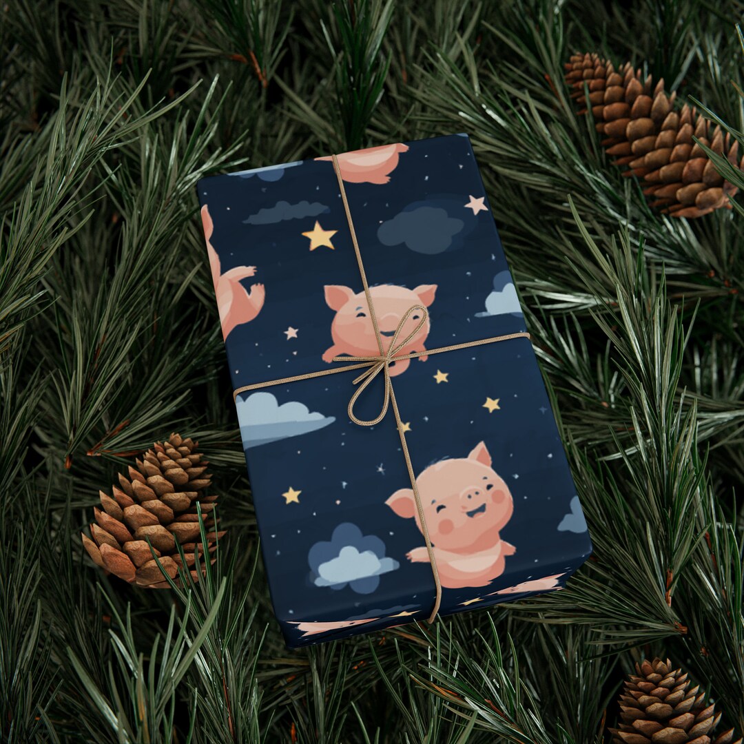 Birthday Wrapping Paper Bday Gift Wrap Premium Gift Cute Chic Birthday ...