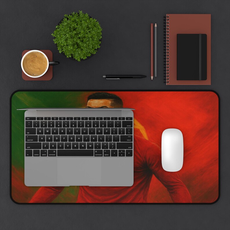 Cristiano Ronaldo Desk Mat, Vibrant CR7 Gaming Mouse Pad - Etsy Australia