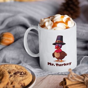 Custom Turkey Inspired Thanksgiving Mug for Couples - Etsy