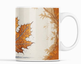 Stained Glass Mug for Your Autumn Mornings - Etsy