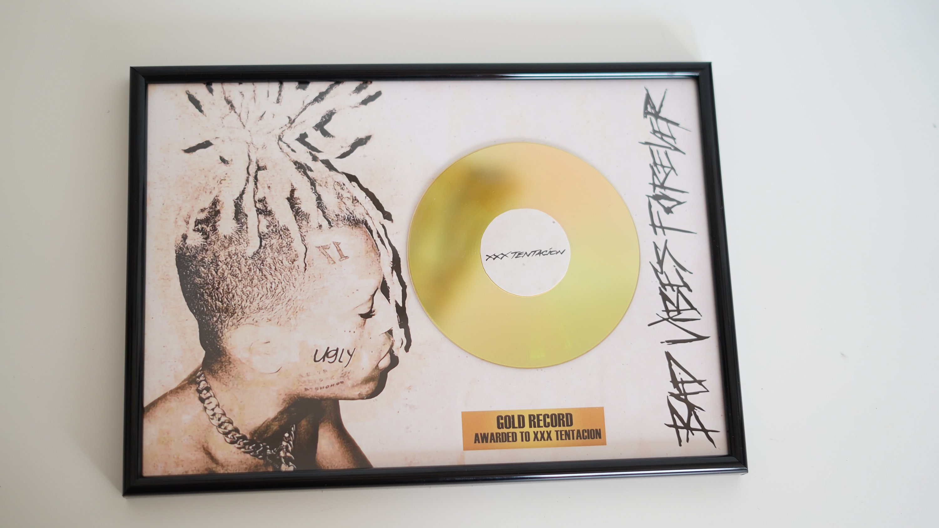 Gold Record Xxxtentacion Bad Vibes Forever Etsy