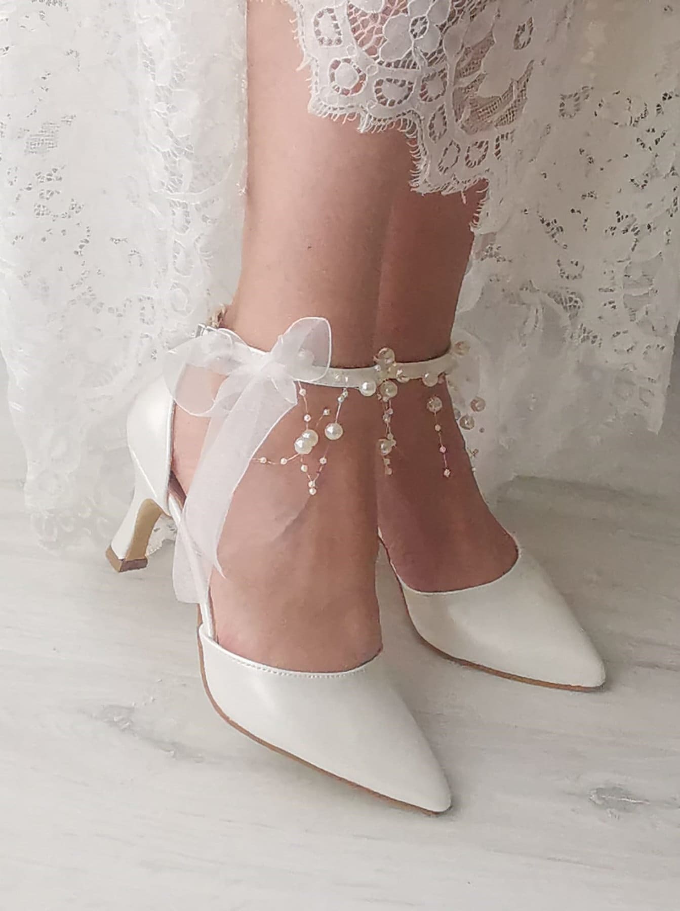 Womens Wedding Shoes White Wedding Shoes Bride Shoes for - Etsy