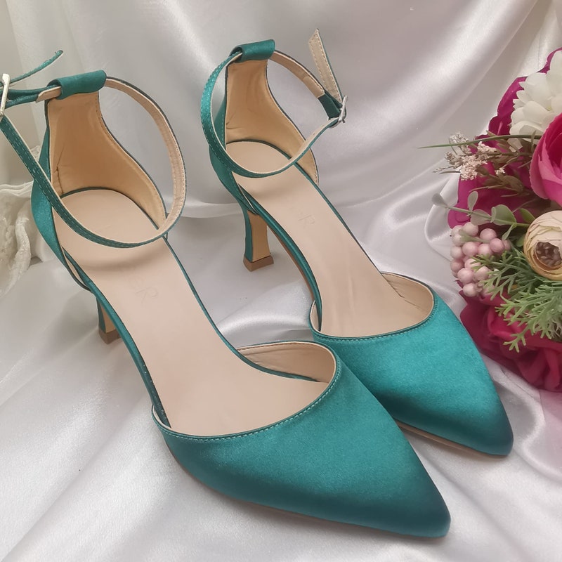 Emerald Green Shoes - Etsy