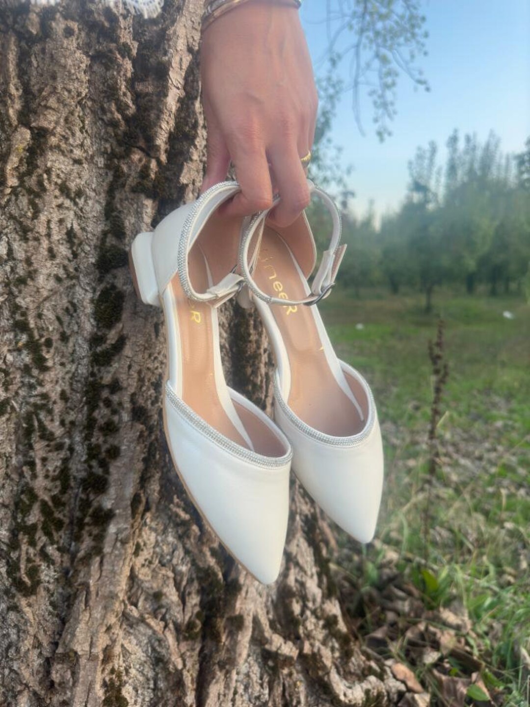 Women’s Wedding Shoes, Bride Shoes Flat, White Wedding Shoes, Bride ...