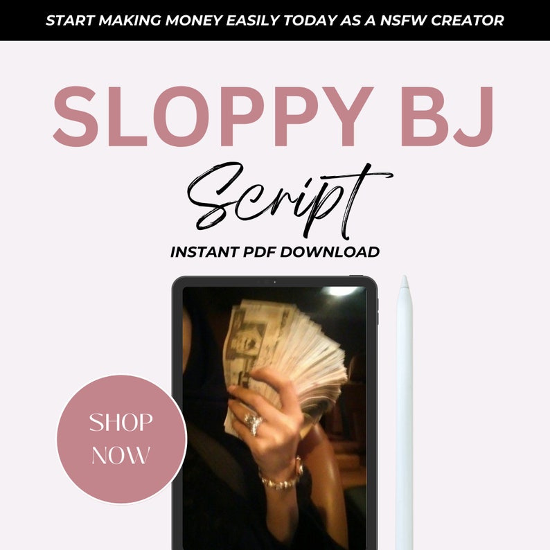 Sloppy Bj Joi Script For Onlyfans Cam Model Scripts Pso Scripts Fansly