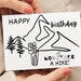 Hiking Birthday Card, Mountain Adventure Card for Outdoor Enthusiasts ...