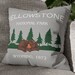 Yellowstone National Park Pillow Case Cover, Wyoming Camper Decor ...