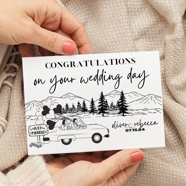 Custom Wedding Card - Etsy