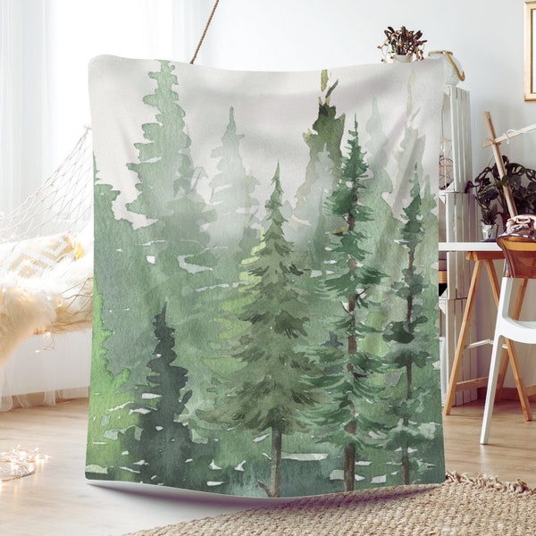 Pine Tree Blanket - Etsy
