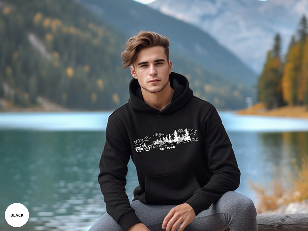 Mountain Bike Hoodie| Bike Shirt| Bike Lover Gift| Bicycle Shirt| Bike ...