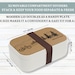 Mountain Bike Bento Box – Personalized Wooden Lid Lunch Box, Custom ...