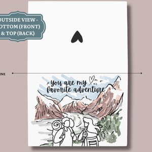 Hiking Card for Husband Wife Girlfriend Boyfriend| Birthday Card For ...