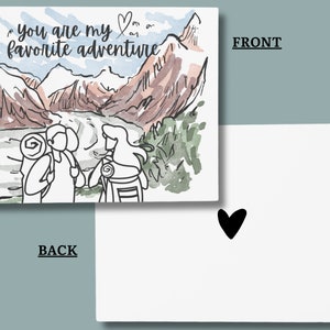 Hiking Card for Husband Wife Girlfriend Boyfriend| Birthday Card For ...