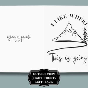 Card for Boyfriend Girlfriend Personalize| Where This is Going New ...