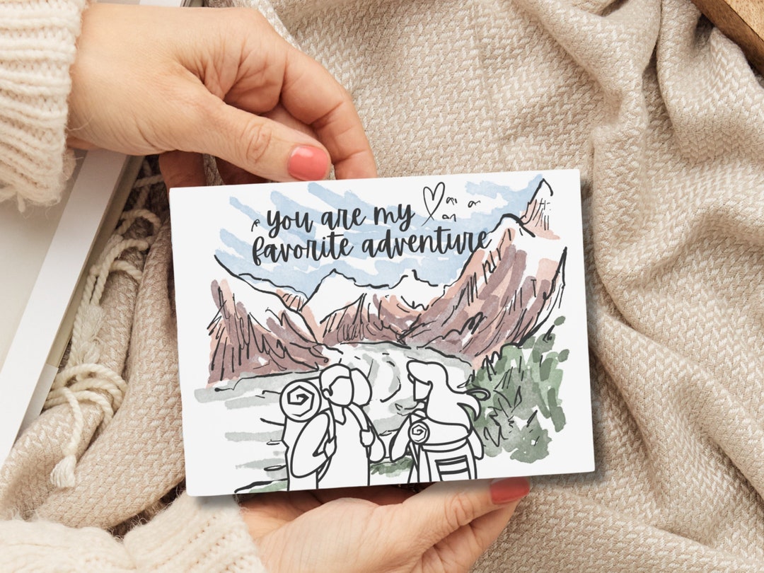 Hiking Card for Husband Wife Girlfriend Boyfriend| Birthday Card For ...