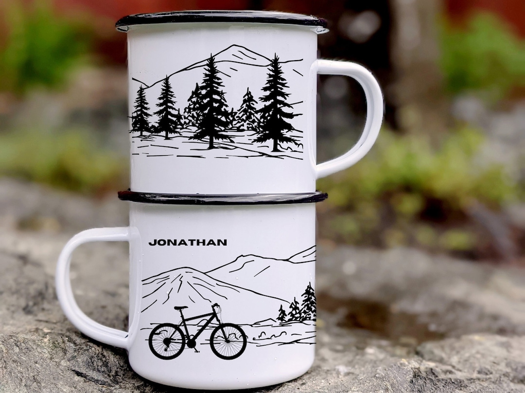 Mountain Biking Mug Bike Mug Bike Lover Gift Adventure Camping Mug ...
