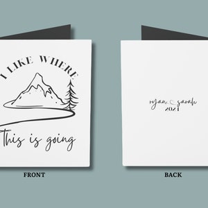 Card for Boyfriend Girlfriend Personalize| Where This is Going New ...