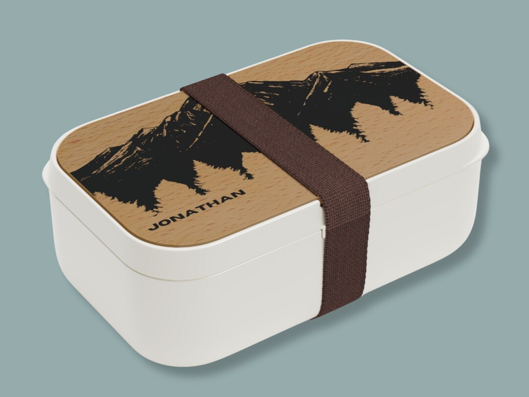 Mountain Lunch Box| Mountain Tree Bento Box| Mountain Gift For ...