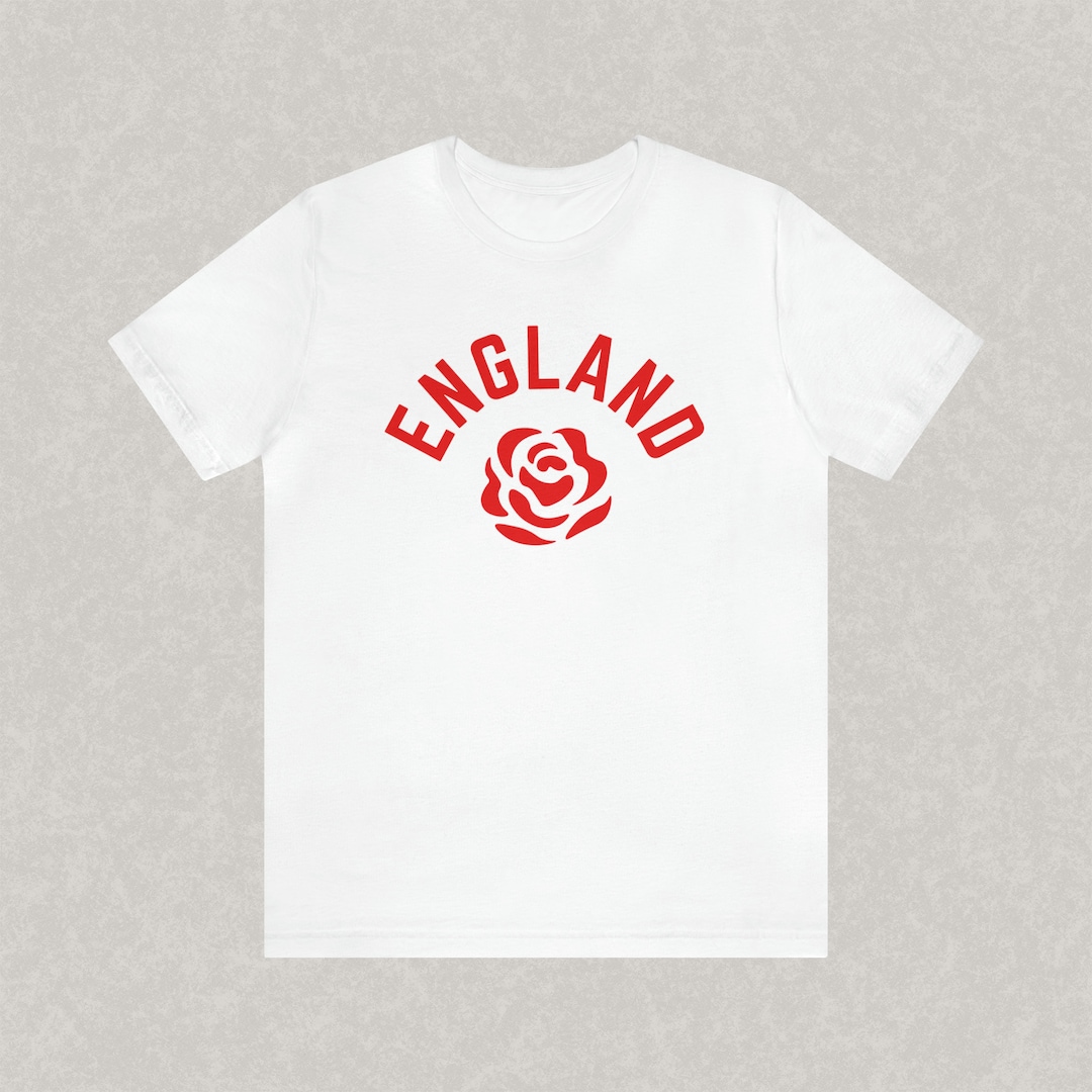 English Rose English Football Soccer Rugby Union T-shirt - Etsy