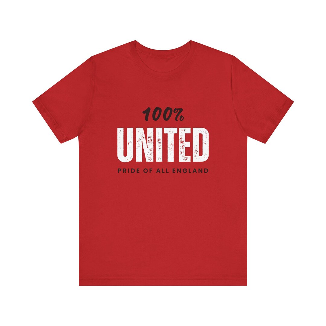 Manchester United Red Devils T-shirt, 100% Man Utd Cotton Tee - Etsy