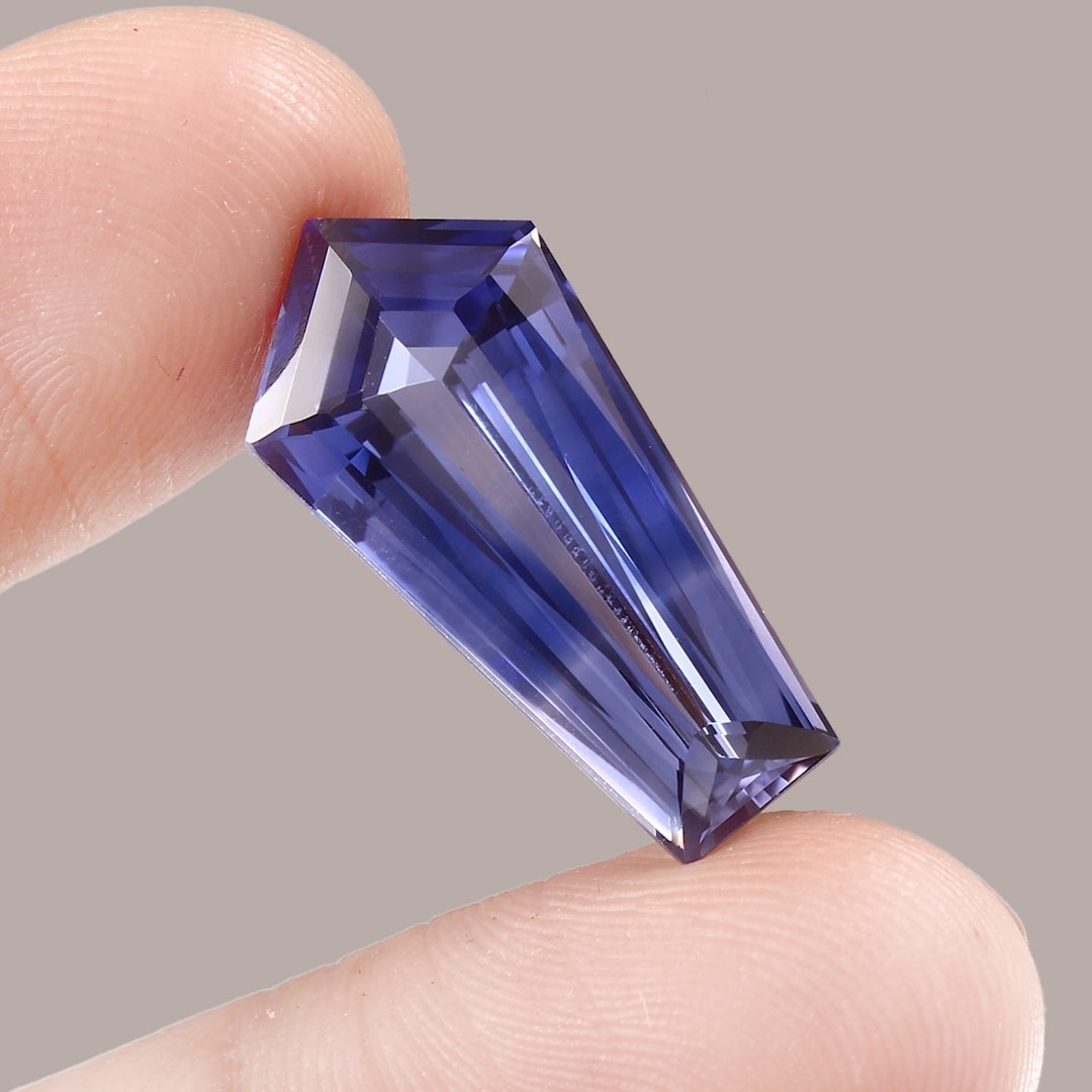 AAA Flawless Bi-color Ceylon Blue Sapphire Loose Fancy Gemstone Cut ...
