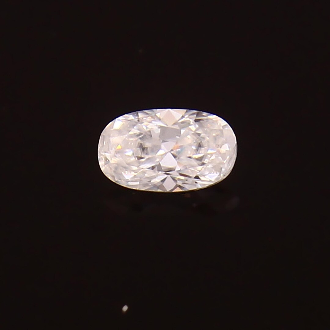 5x3 MM - White D Color Best Manual Cut VVS1 Moissanite Oval Loose ...